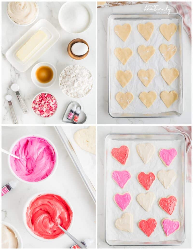 Valentines Day Sugar Cookie Recipe - My Heavenly Recipes