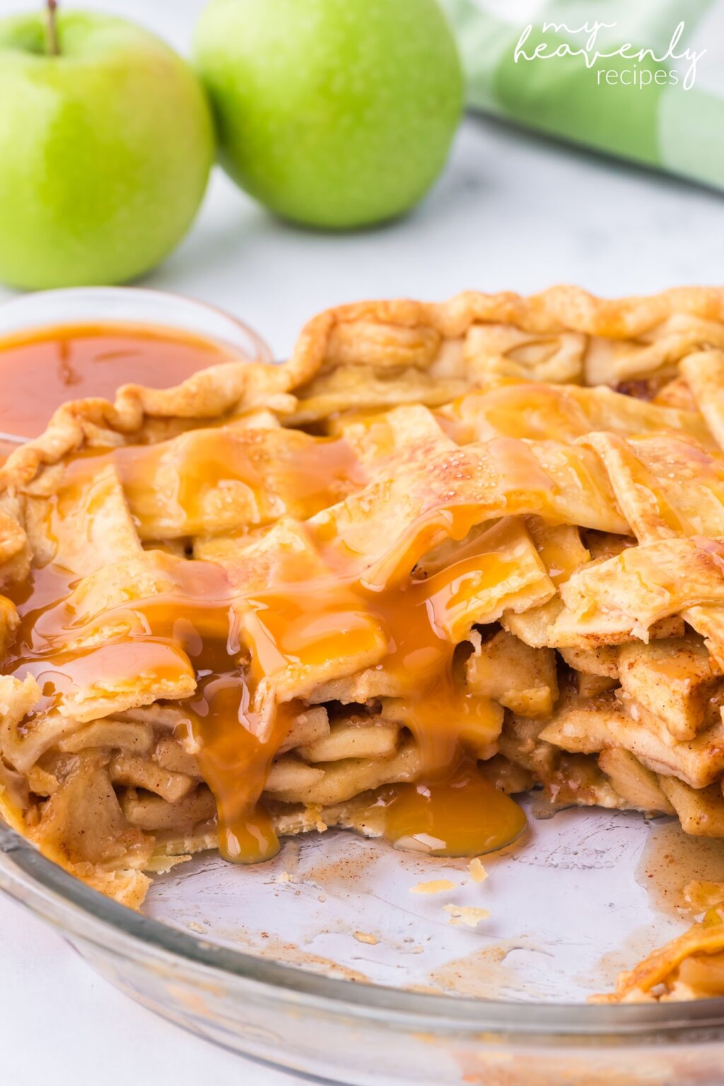 Caramel Apple Pie Recipe - My Heavenly Recipes