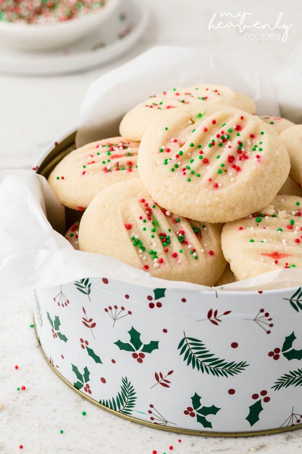 Whipped Shortbread Cookies Recipe - My Heavenly Recipes