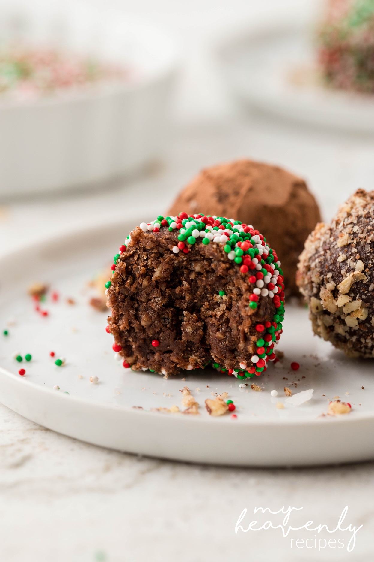 Christmas Rum Balls Recipe - My Heavenly Recipes
