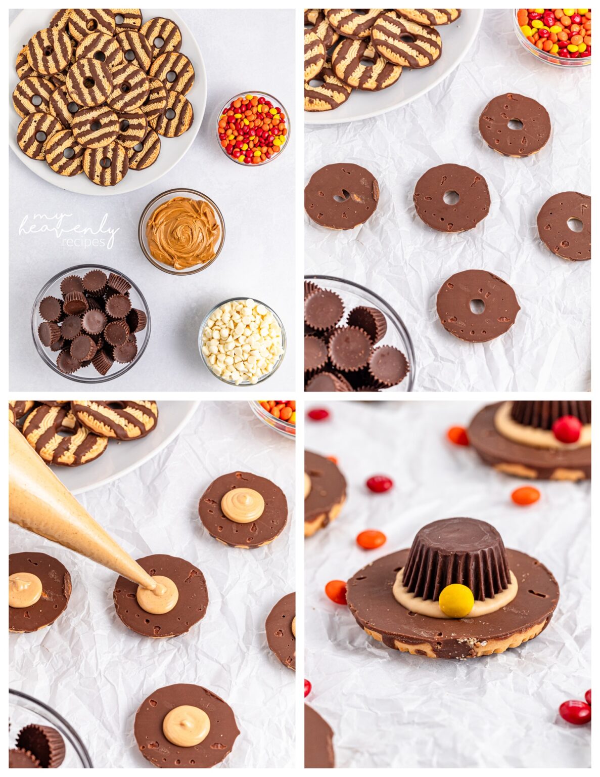 Pilgrim Hat Cookies - My Heavenly Recipes