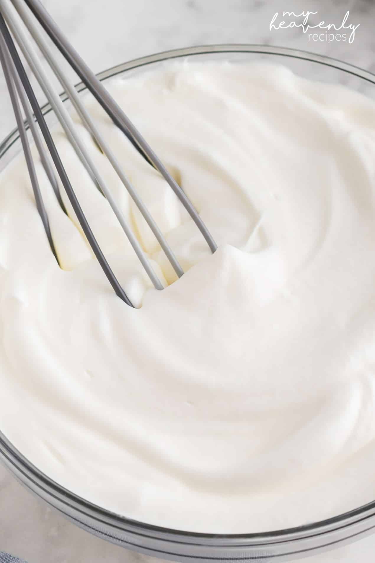 Homemade Whipped Cream Recipe - My Heavenly Recipes