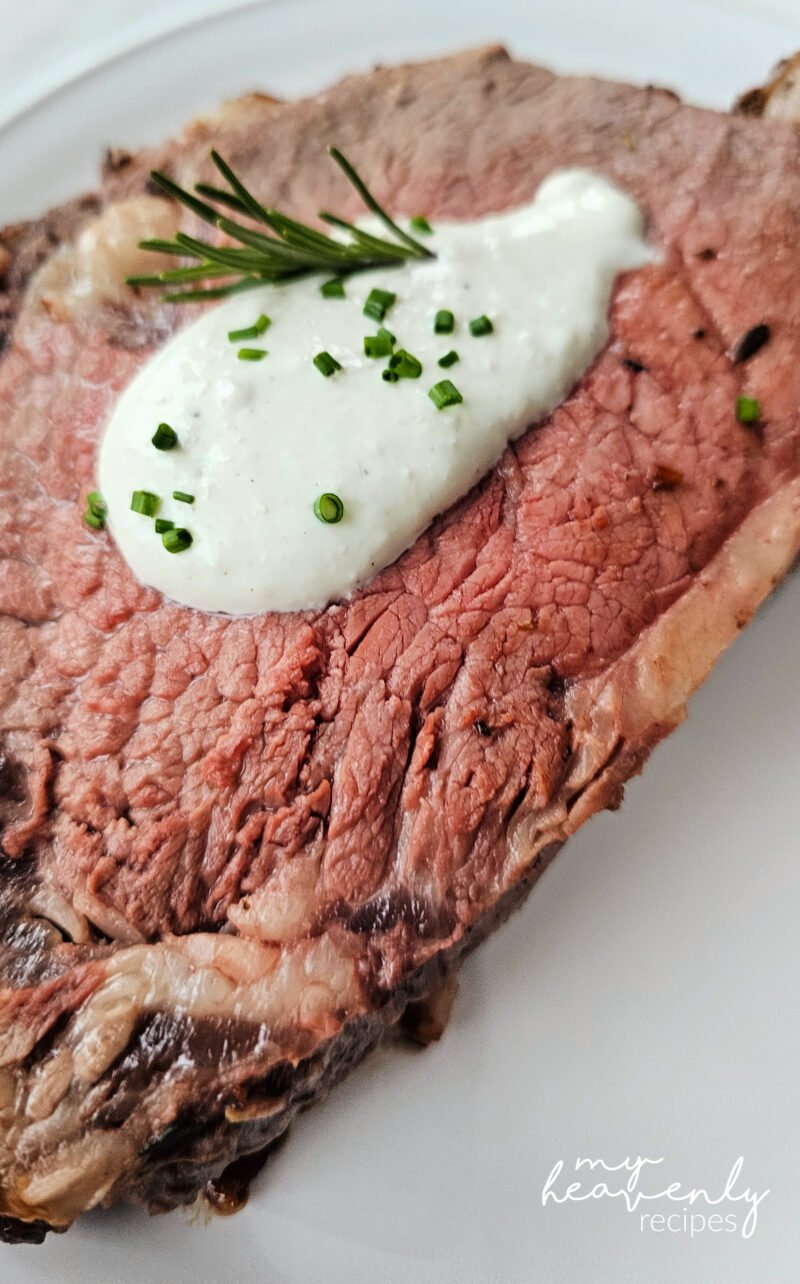 Garlic Rosemary Crusted Prime Rib Recipe - My Heavenly Recipes