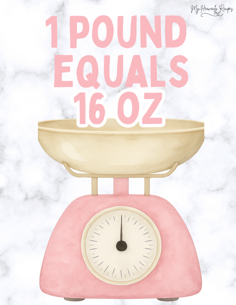 How Many Ounces in a Pound? - My Heavenly Recipes
