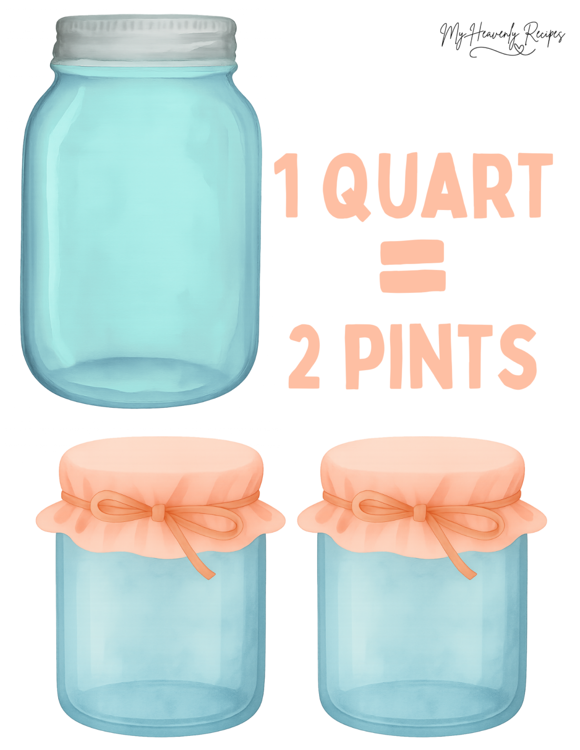 How Many Pints in a Quart? - My Heavenly Recipes