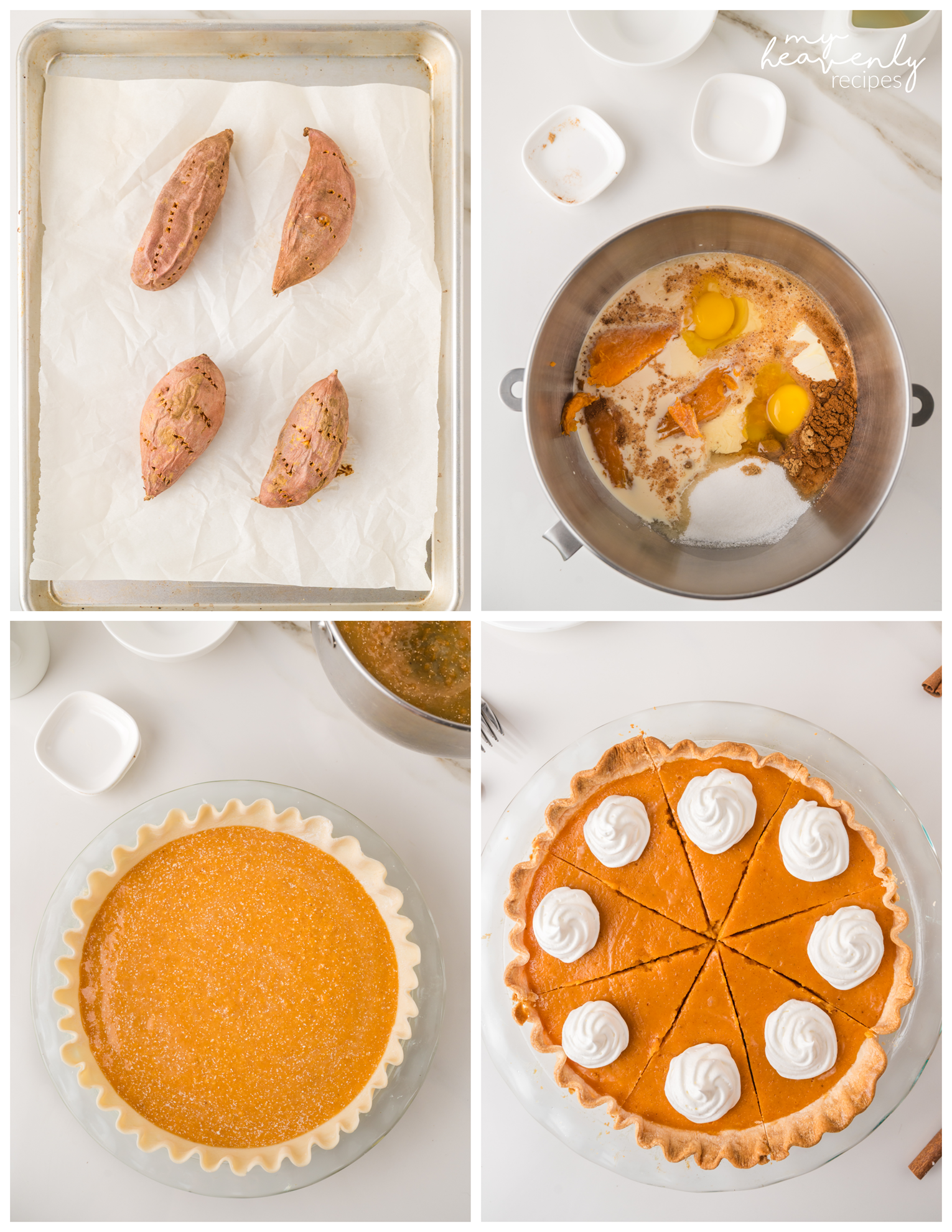 Sweet Potato Pie Recipe - My Heavenly Recipes